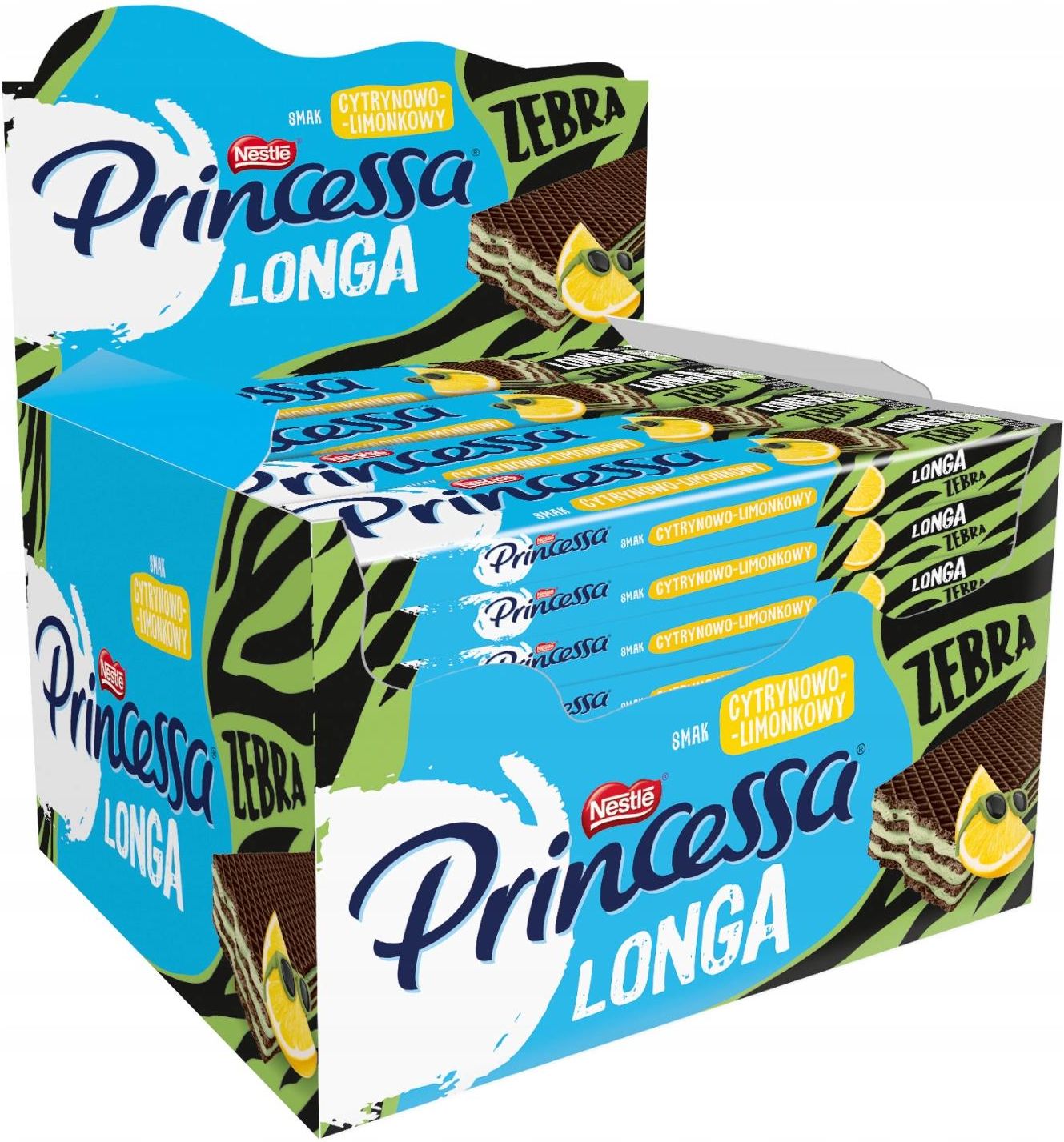 Princessa Longa Zebra Wafelek Cytryna 30x37g - Ceny i opinie - Ceneo.pl