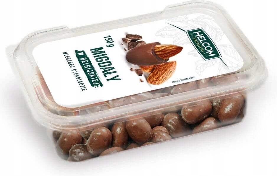 Helcom Premium Migdały W Mlecznej Czekoladzie 150g - Ceny i opinie - Ceneo.pl
