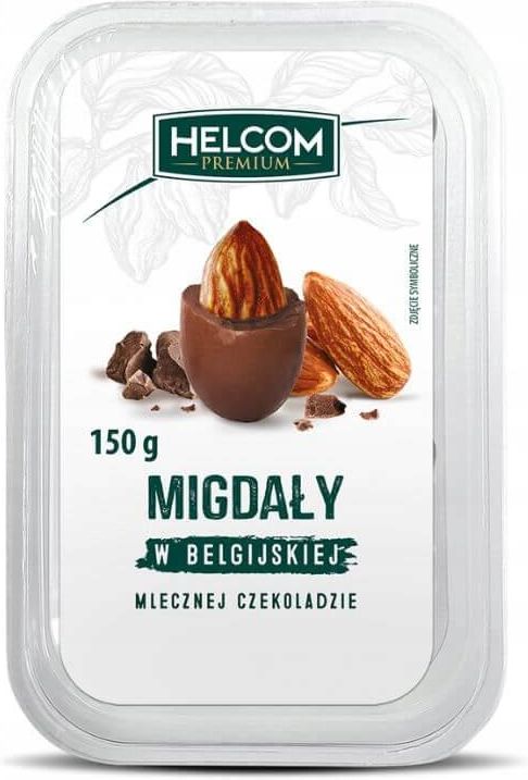 Helcom Premium Migdały W Mlecznej Czekoladzie 150g - Ceny i opinie - Ceneo.pl