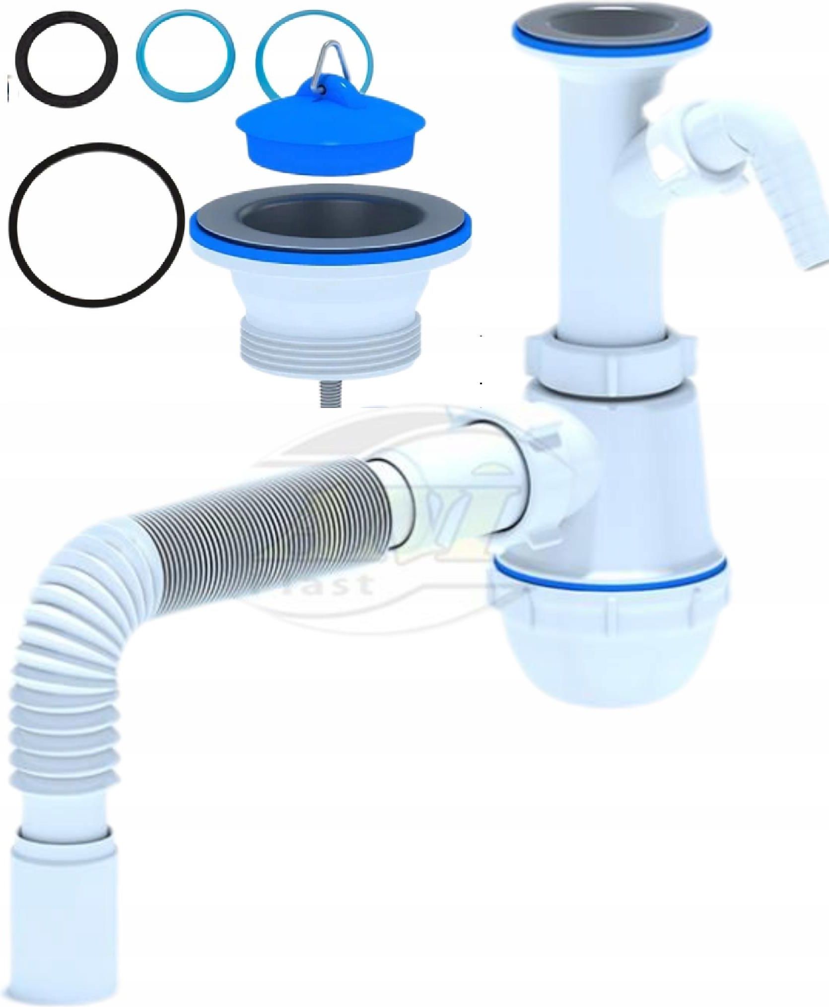 Syfon Ani-Plast Syfon Do Zlewu Z Elastycznym Regulowanym Odpływem ...