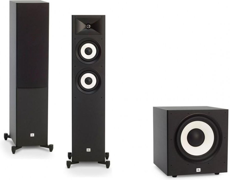 Zestaw Stereo 2.1 JBL Para kolumn Stage A180 Subwoofer Stage A100P ...