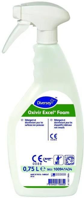 Oxivir Excel Foam 750 ml - do wszystkich twardych powierzchni, w tym ...