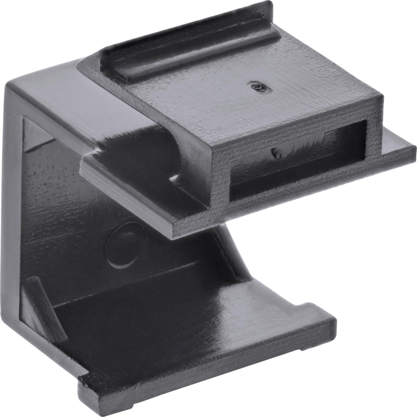 Inline Keystone Snap-In Blind Cover For Module Slot, Black, 10 Pcs ...