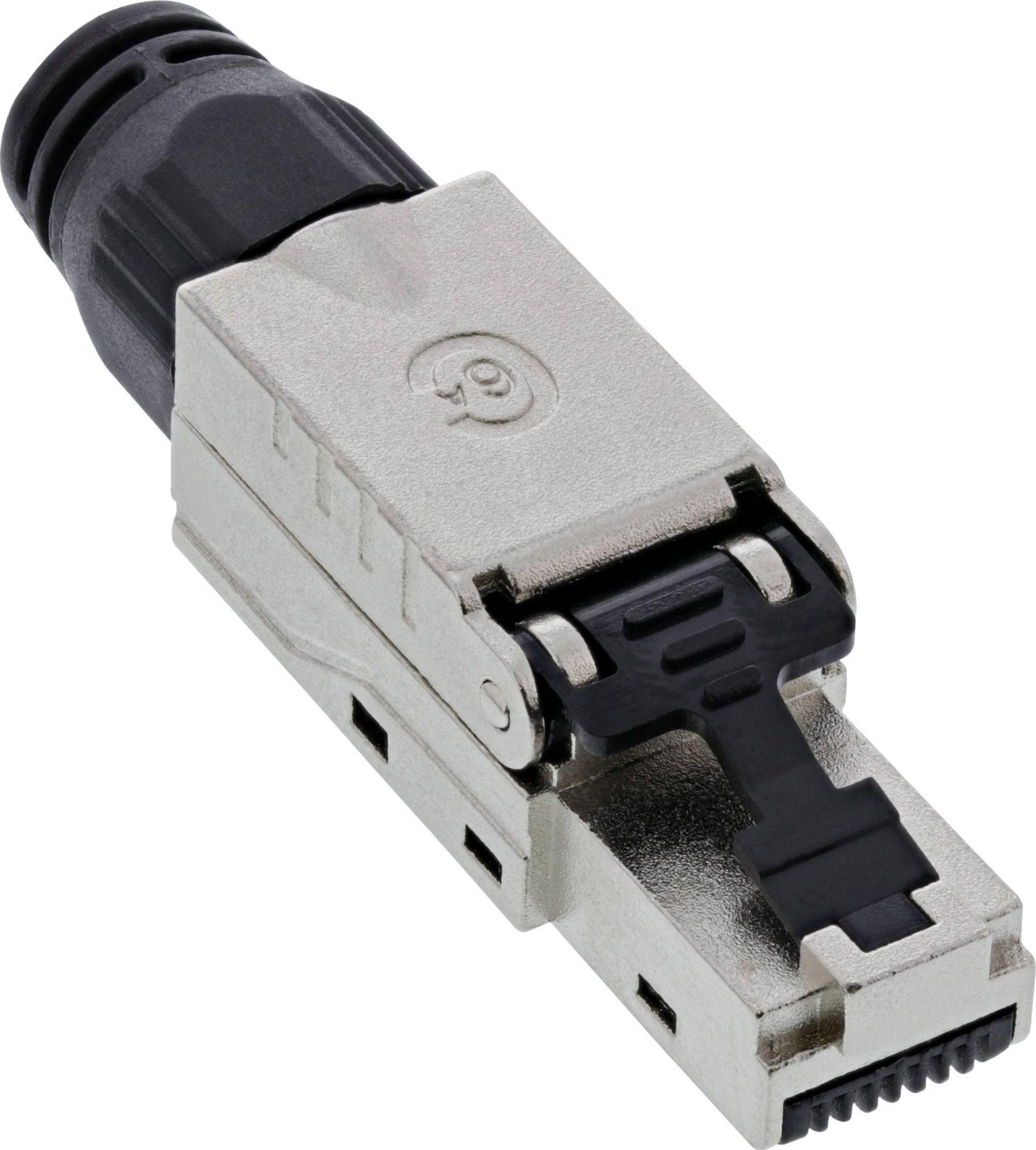 Inline Rj45 Plug Cat.6A 500Mhz, Field-Installable, Shielded, With Screw ...