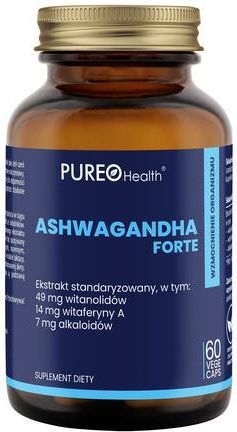 Tradix Group Pureo Health Ashwagandha Forte 60Kaps - Opinie i ceny na Ceneo.pl