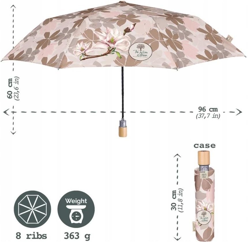 Parasolka Damska Składana w Kwiaty Wiatroodporny - Ceny i opinie - Ceneo.pl