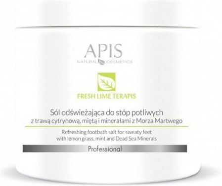 Apis Fresh Lime Terapis Sól Do Stóp Potliwych Z Trawą Cytrynową 650 G ...
