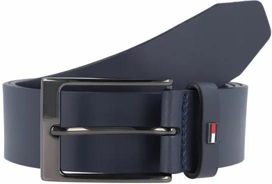 Tommy Hilfiger Layton Pas Skórzany blue 100 cm - Ceny i opinie - Ceneo.pl