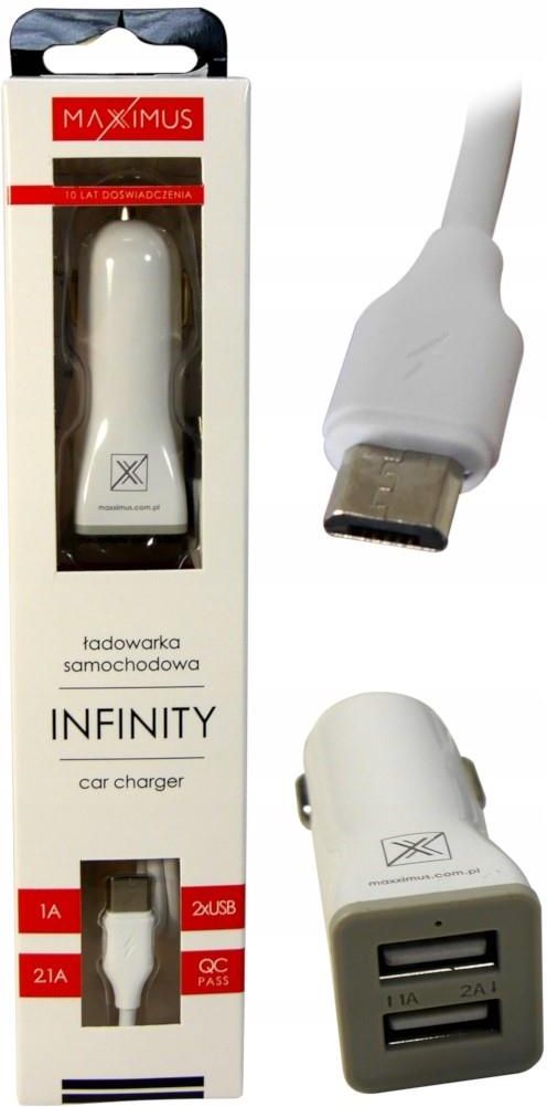 Ładowarka do telefonu Maxximus Ład Sam Micro Usb 2A Czarna Bulk ...