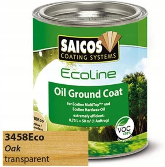 Saicos Olej Gruntujący Dąb 3458 0,75L - Opinie i ceny na Ceneo.pl