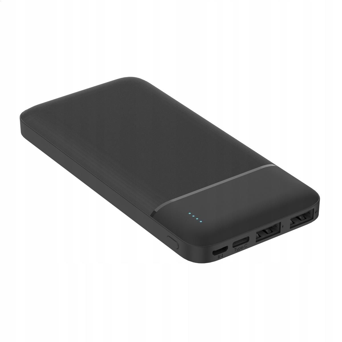 Powerbank Platinet Power Bank 10000Mah Polymer Abs Texture Black ...