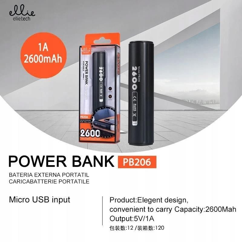 Powerbank Ellietech PB206 Power Bank 2600mAh Czarny - Opinie i ceny na ...