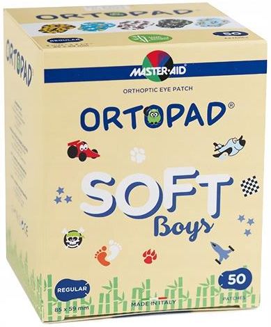 Ortopad Master Aid Ortopad Soft Boy Plastry Na Oko, Zeza Medium 50Szt ...