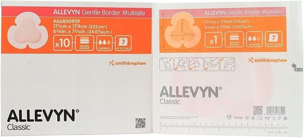 Smith&Nephew Smith Nephew Allevyn Gentle Border Multisite 17Cm ...