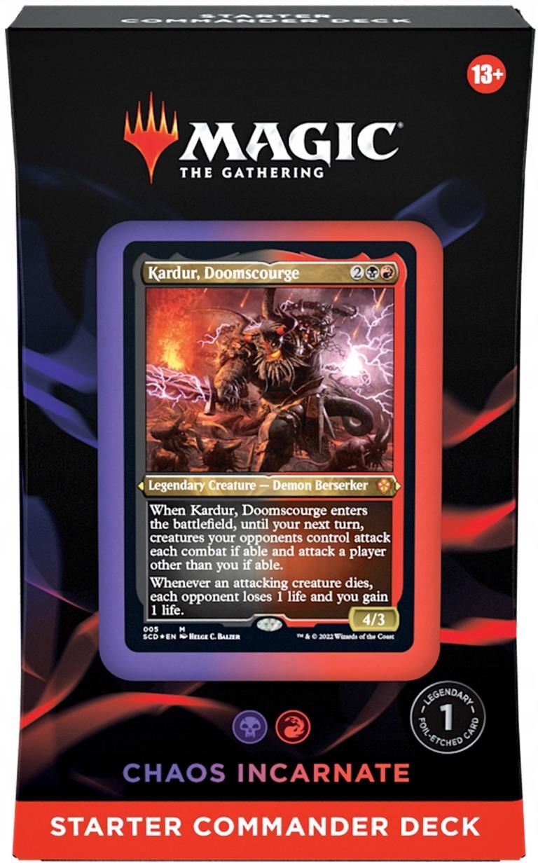 Wizards Of The Coast Magic the Gathering Evergreen Starter Commander ...