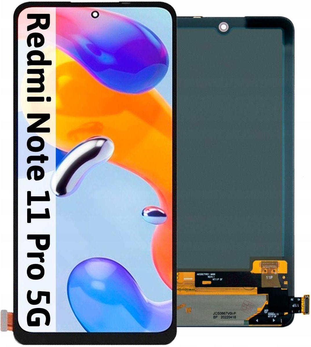 Podzespoły do telefonu Xiaomi Redmi Note 11 Pro 5G Oled Wyświetlacz LCD ...