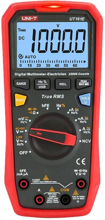 Uni-T Miernik Uniwersalny True Rms UT161E - - Opinie i ceny na Ceneo.pl