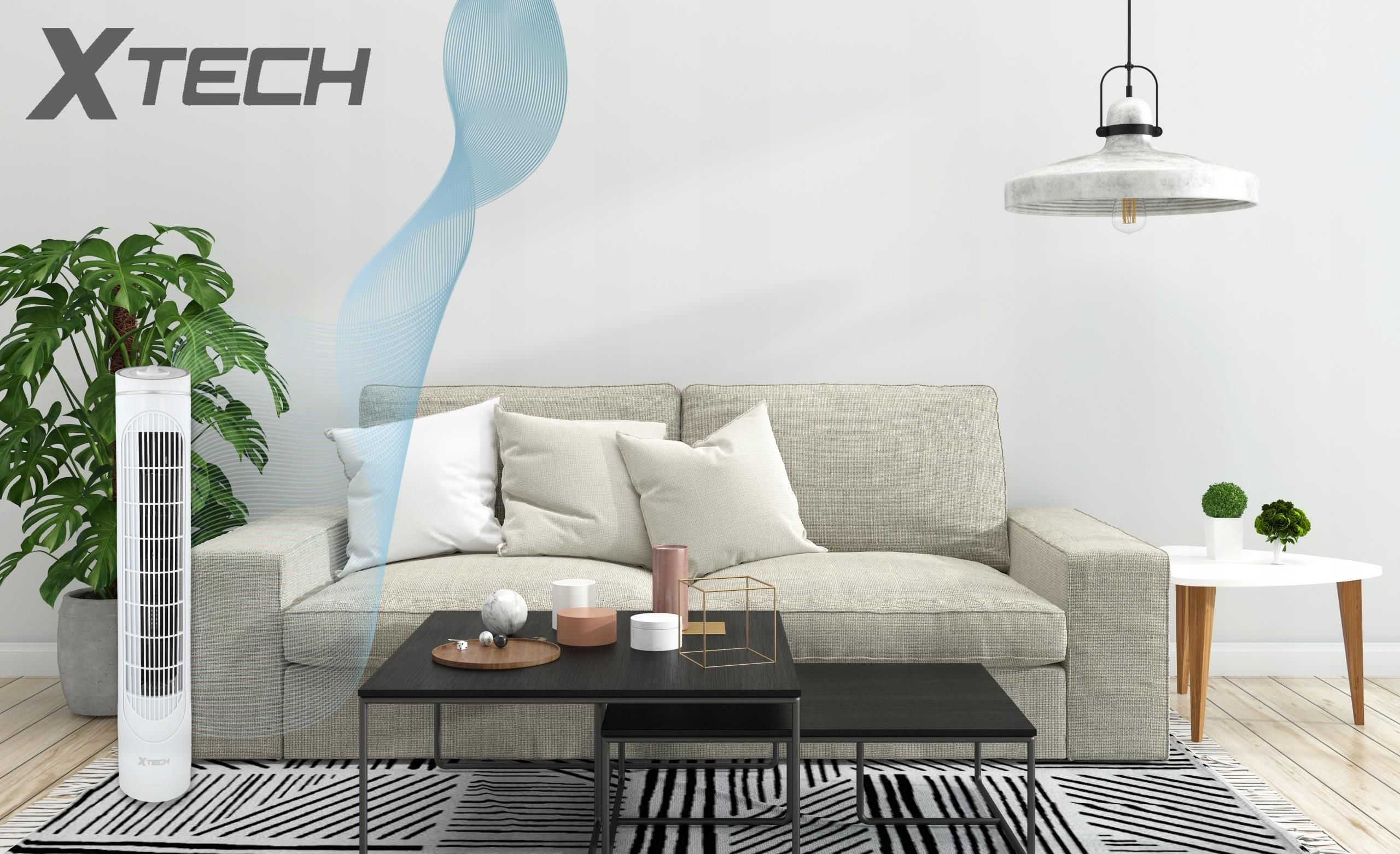 Wentylator przenośny XTECH WENTYLATOR WIATRAK KOLUMNOWY BIAŁY - Opinie i ceny na Ceneo.pl