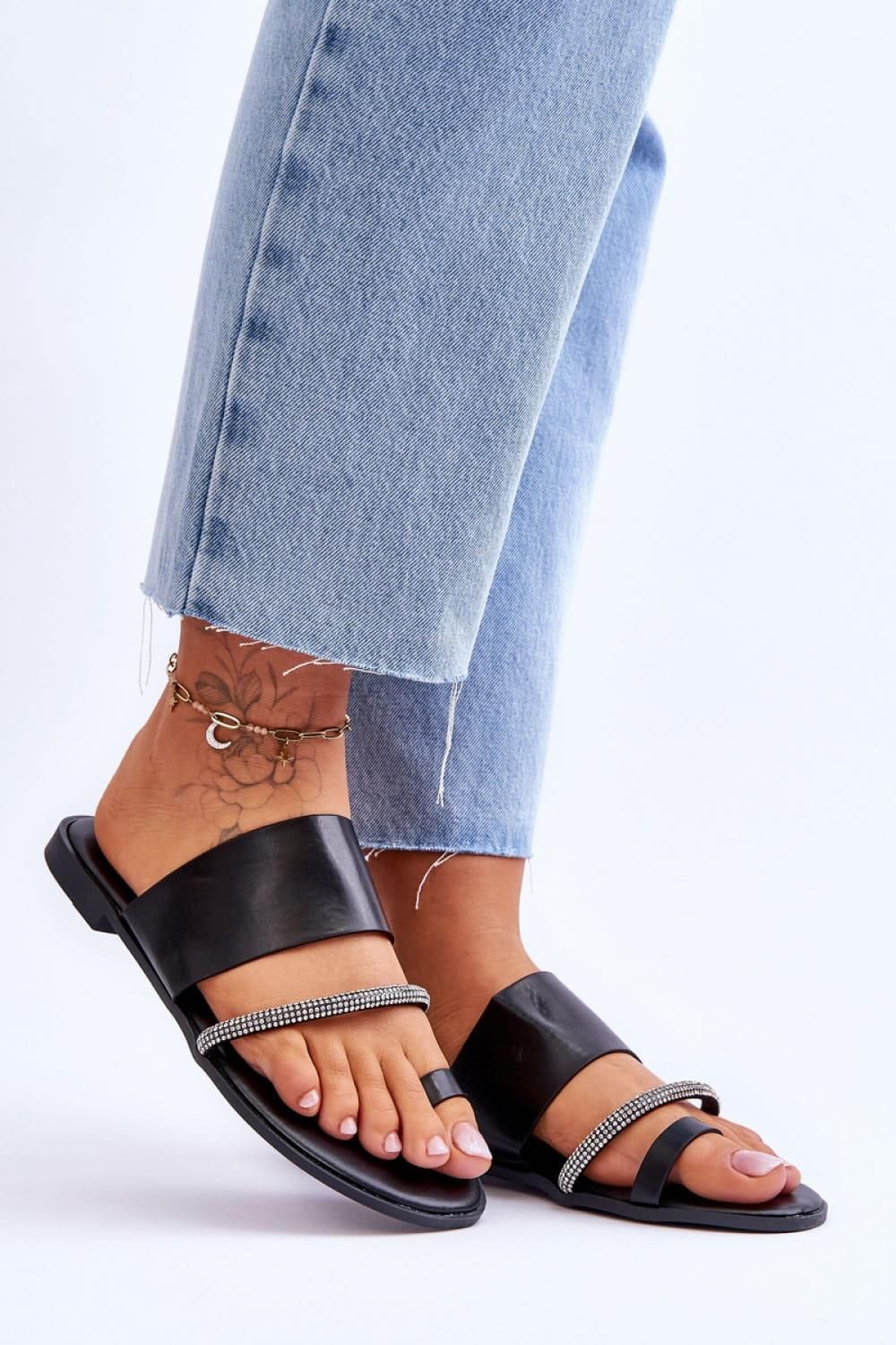 Sandał Klapki Japonki Model Sublime W-89 Black - Step in style - Ceny i ...