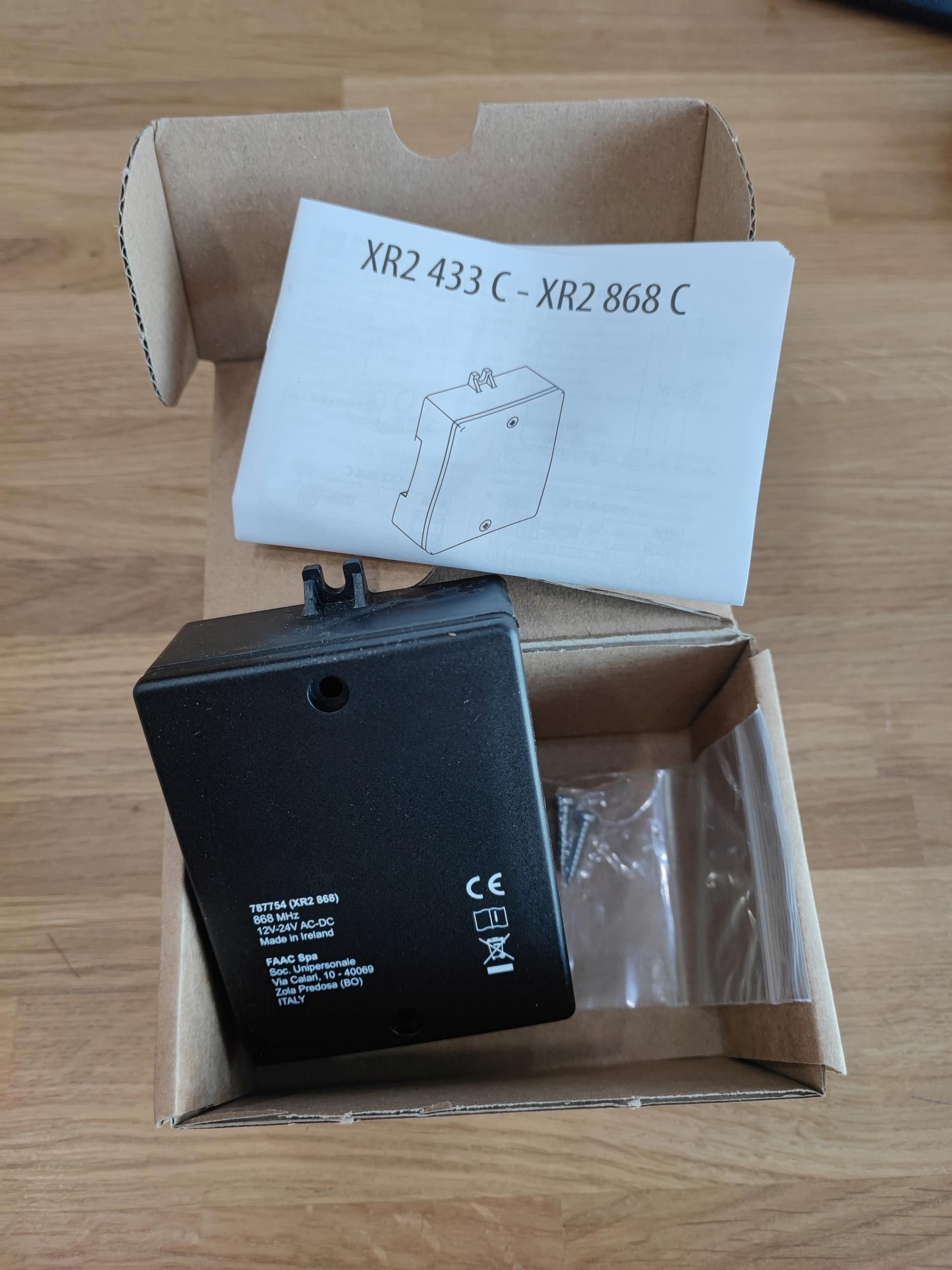 Napęd do bramy Faac Radioodbiornik Zewnętrzny Xr2 868C 787754 - Opinie ...