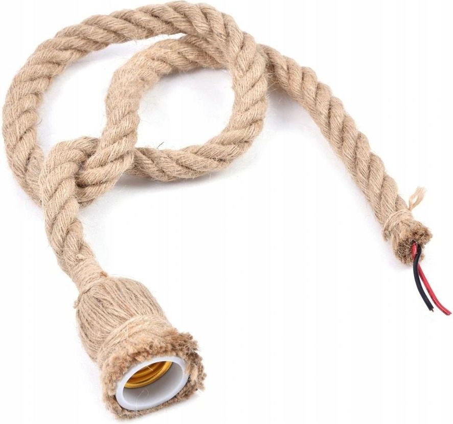 Lampa Lina Sznur Jutowy E27 Loft Led Oprawka 1M (Jya0103002) - Opinie i ...