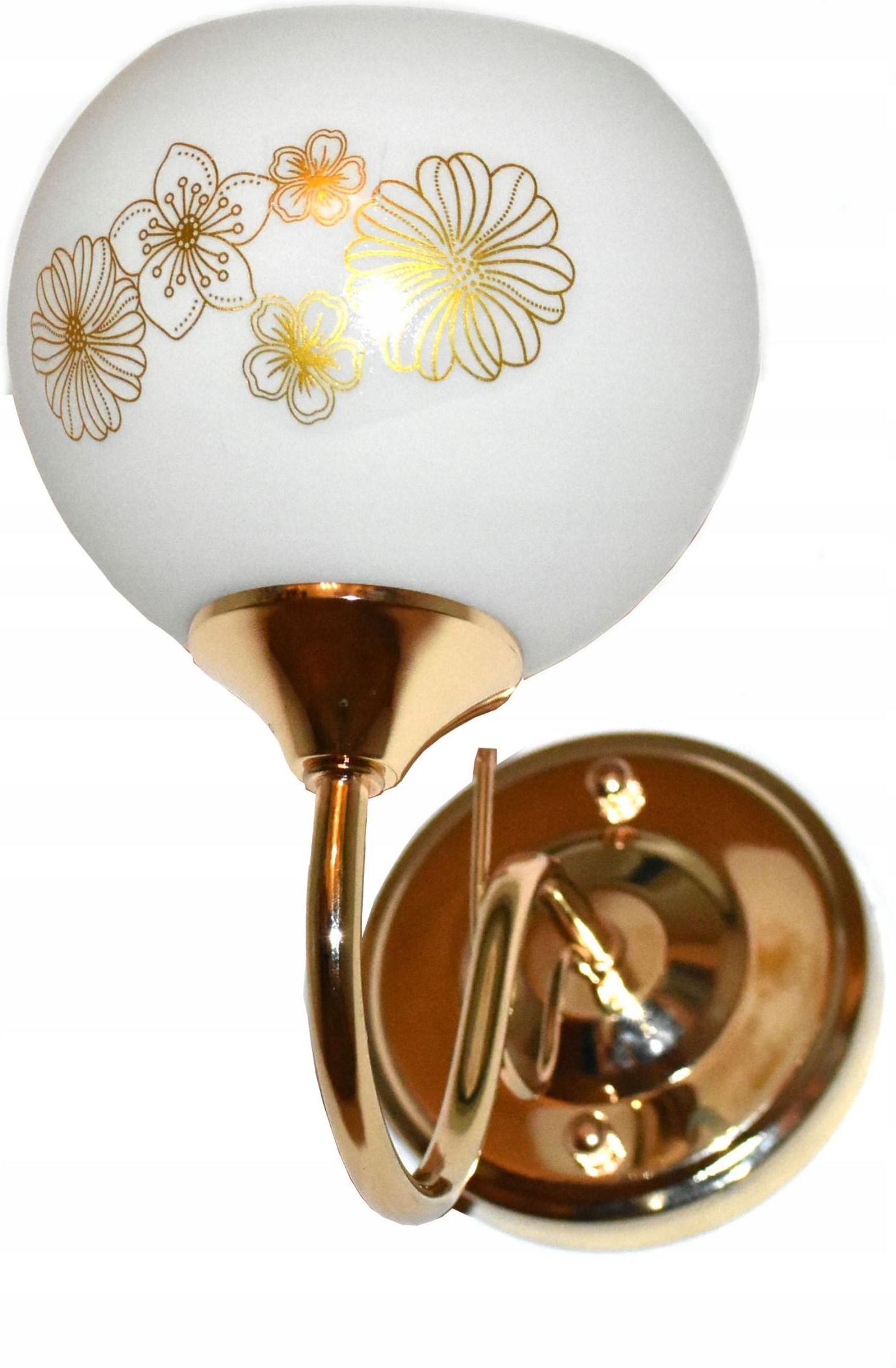 Lampa Eurostar Lampka Kinkiet Klasyczny Amelia 1 Złoto (281501W ...