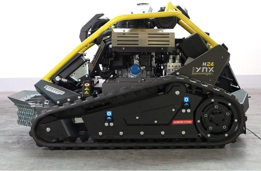 Ogrodowe urządzenia wielofunkcyjne Ecotech H24 Lynx Kosiarka Gąsienicowa Sterowana Radiowo do ...