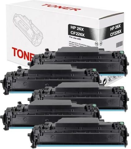 5x Toner HP-226X do drukarki HP (zamiennik nr HP 26X CF226X) – czarny ...