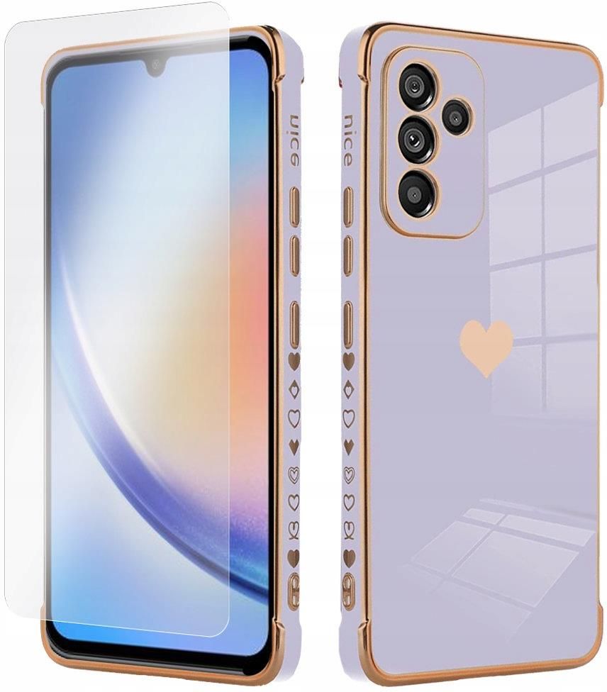 Xgsm Etui Glamour Serce Do Samsung Galaxy A34 5G +Szkło - Etui na ...