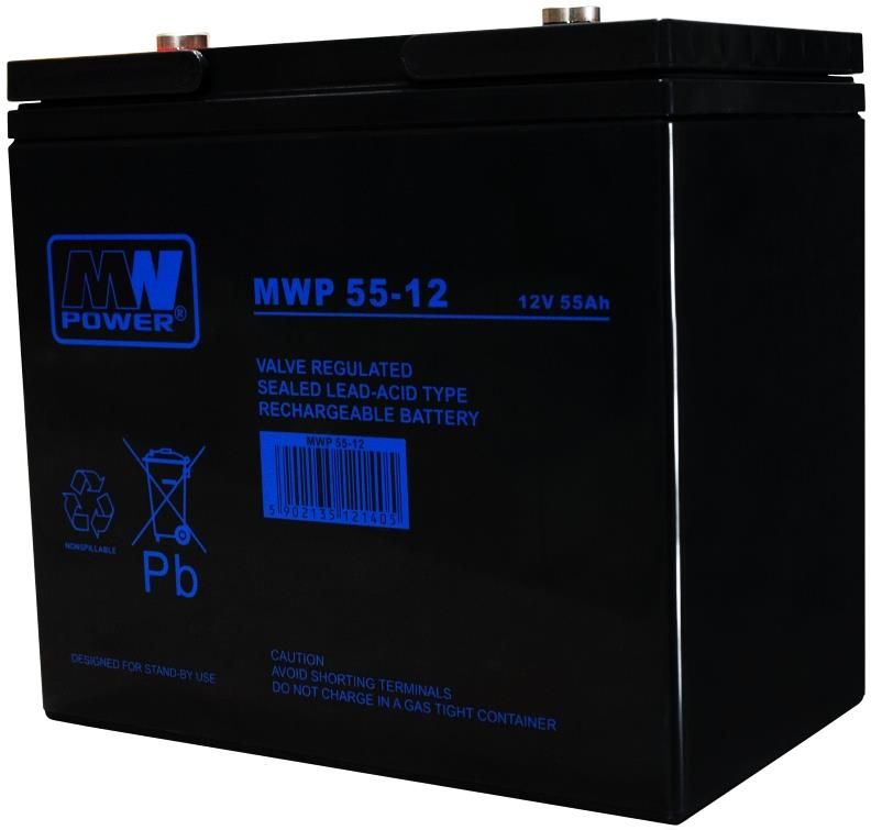 Listwa zasilająca Mw Power Agm Mwp 55-12 12V 55AH MWP55AH MWP55 55 ...