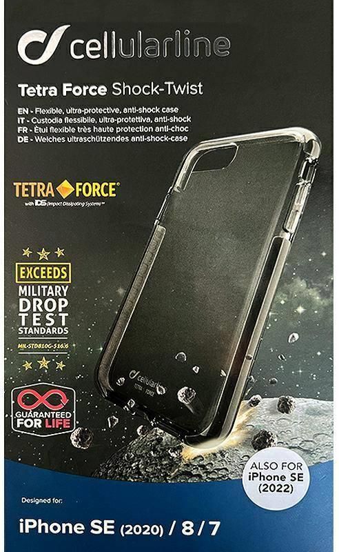 Cellularline Strong Guard Case Iphone 7/8/Se 2020 Black - Etui na ...