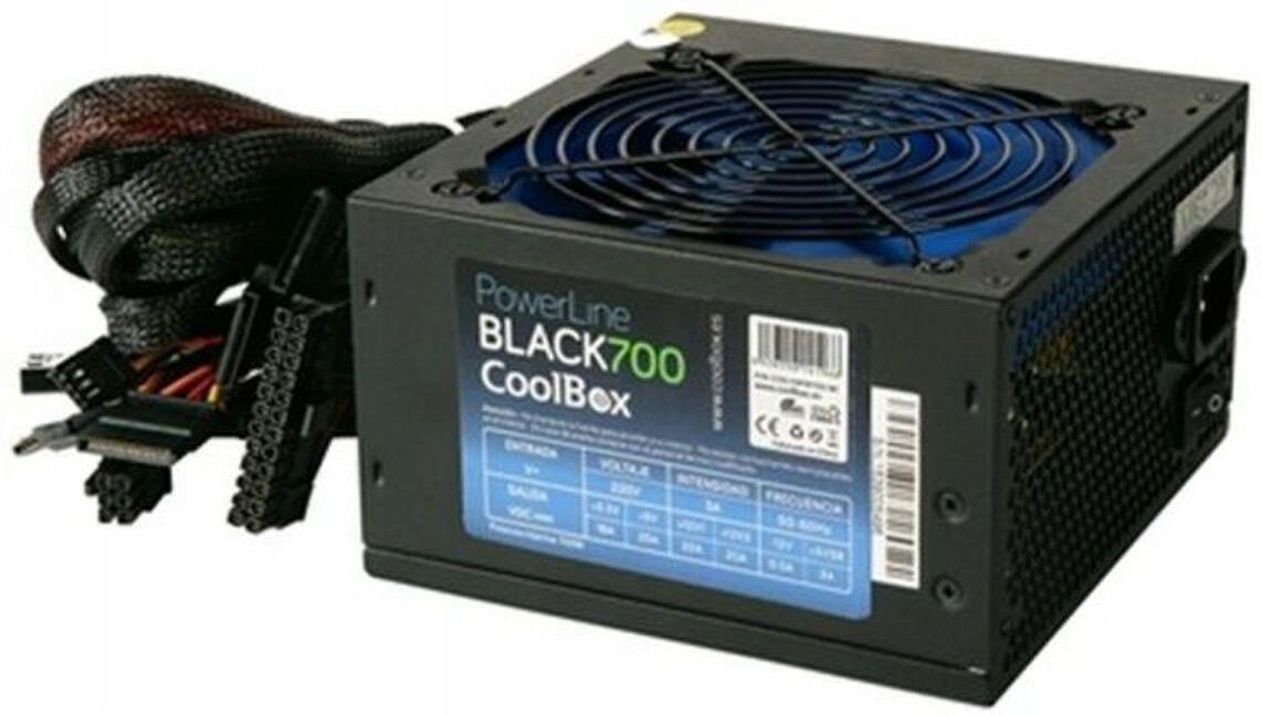 Zasilacz Coolbox Zasilanie COO-FAPW700-BK 700W 700 W (POWERLINEBLACK700 ...