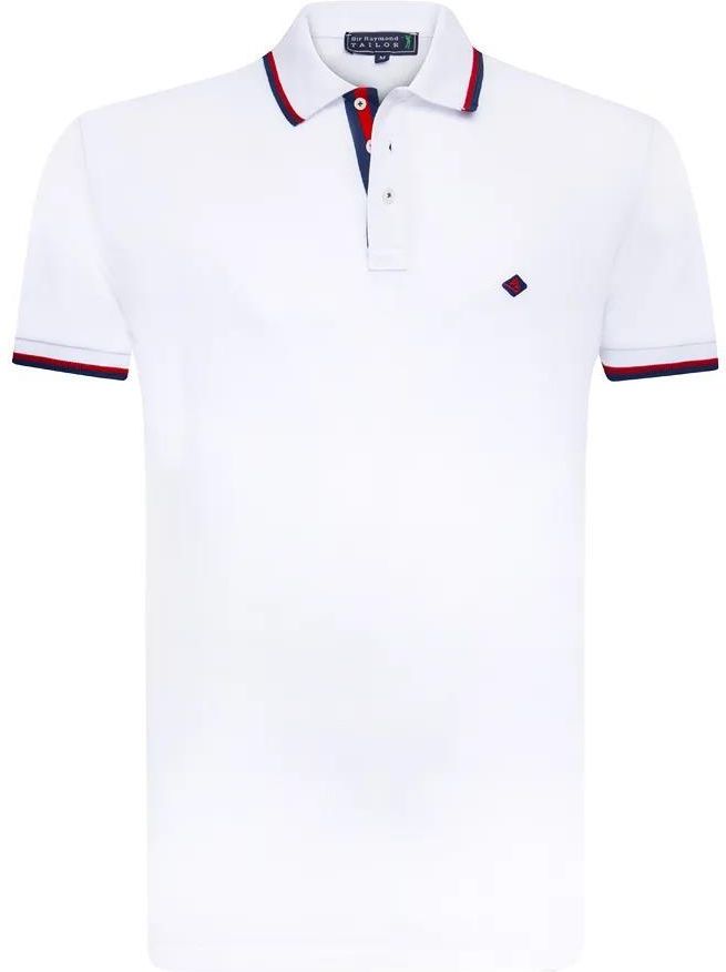 SIR RAYMOND TAILOR Koszulka polo Amsterdam w kolorze białym - Ceny i ...
