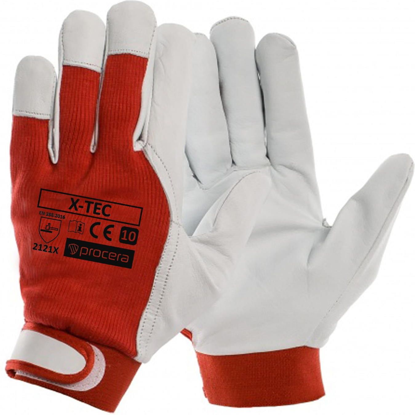 Procera Rękawice Ochronne Wzmocnione Kozią Skórą X-Tec 8 - Ceny i opinie - Ceneo.pl