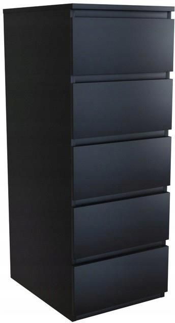 Komoda Malwa W5 Czerń 36909 - Opinie i atrakcyjne ceny na Ceneo.pl