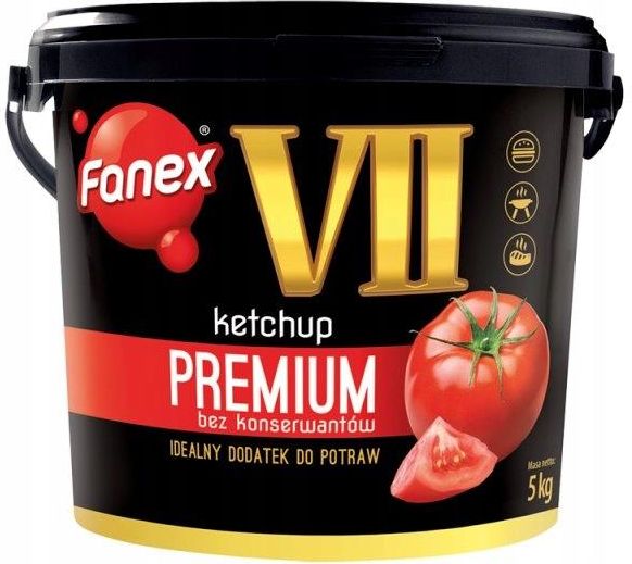 Fanex Ketchup Nr7 Premium 5kg - Ceny i opinie - Ceneo.pl