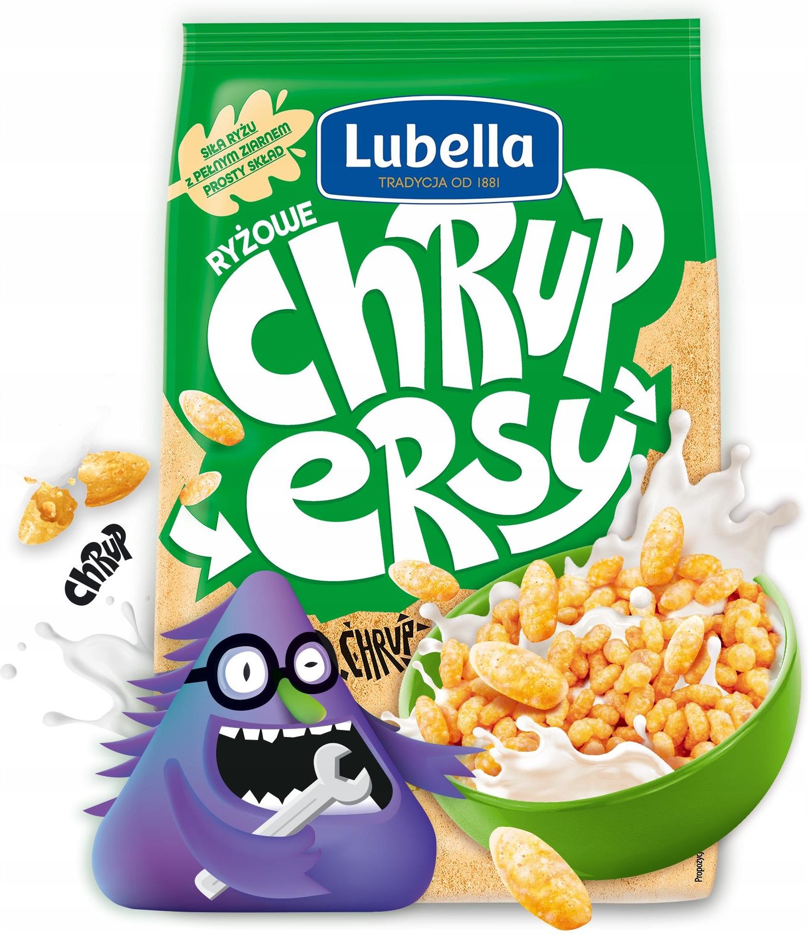 Lubella Chrupersy Ryżowe Płatki Śniadaniowe 400g - Ceny i opinie - Ceneo.pl