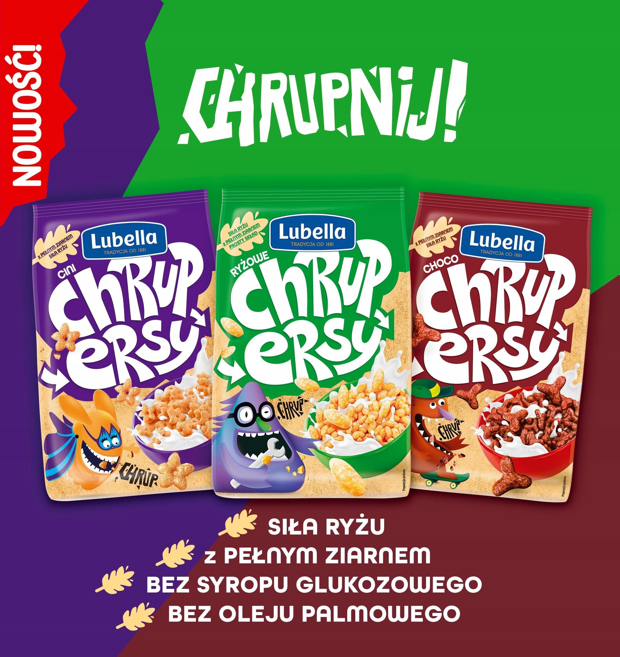 Lubella Chrupersy Ryżowe Płatki Śniadaniowe 400g - Ceny i opinie - Ceneo.pl