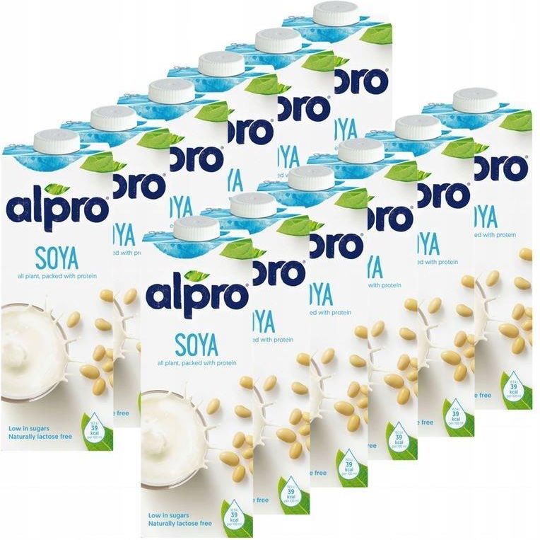 Alpro Napój Roślinny Sojowy 12x1L - Ceny i opinie - Ceneo.pl