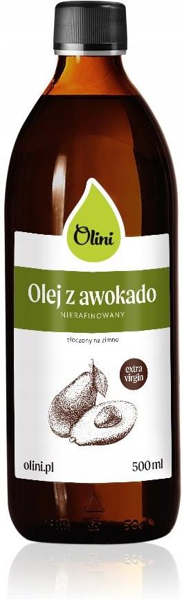 Olini Olej Z Awokado Tłoczony Na Zimno 500ml - Ceny i opinie - Ceneo.pl