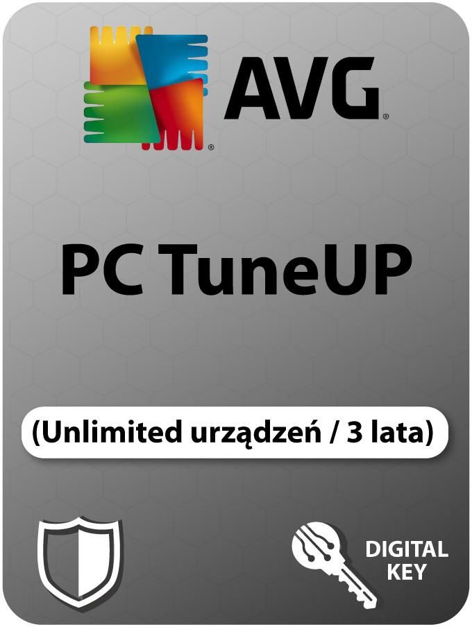 AVG PC TuneUp (Unlimited urządzeń / 3 roky) (Cyfrowy klucz licencyjny ...