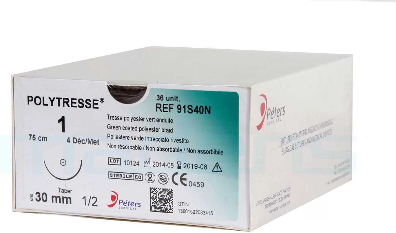 Polytresse Nici Szwy Chirurgiczne Niewchłanialne Poliester - ceny i ...
