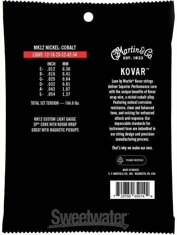 Struna Martin Luxe Kovar Acoustic Strings 12 - Ceny i opinie - Ceneo.pl