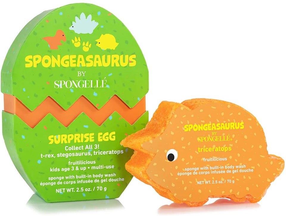 Spongelle Spongeasaurus Gąbka Nasączona Mydłem Do Mycia Ciała Dla ...