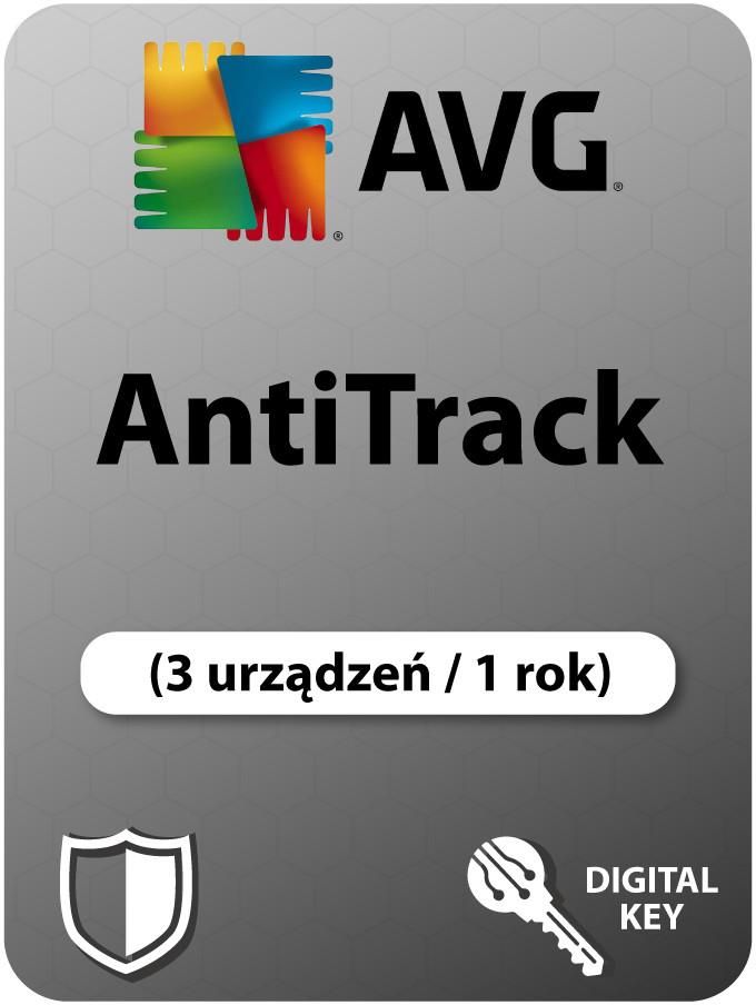 AVG AntiTrack (3 narzędzie / 1 rok) (Cyfrowy klucz licencyjny) - Ceny i ...