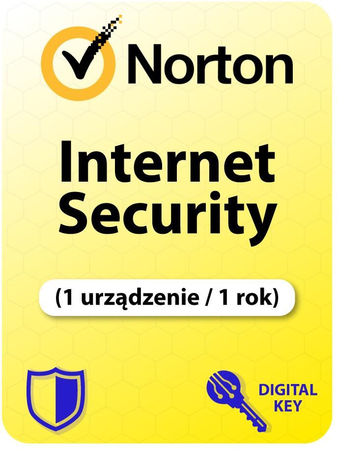 Norton Internet Security (1 narzędzie / 1 rok) (Cyfrowy klucz ...