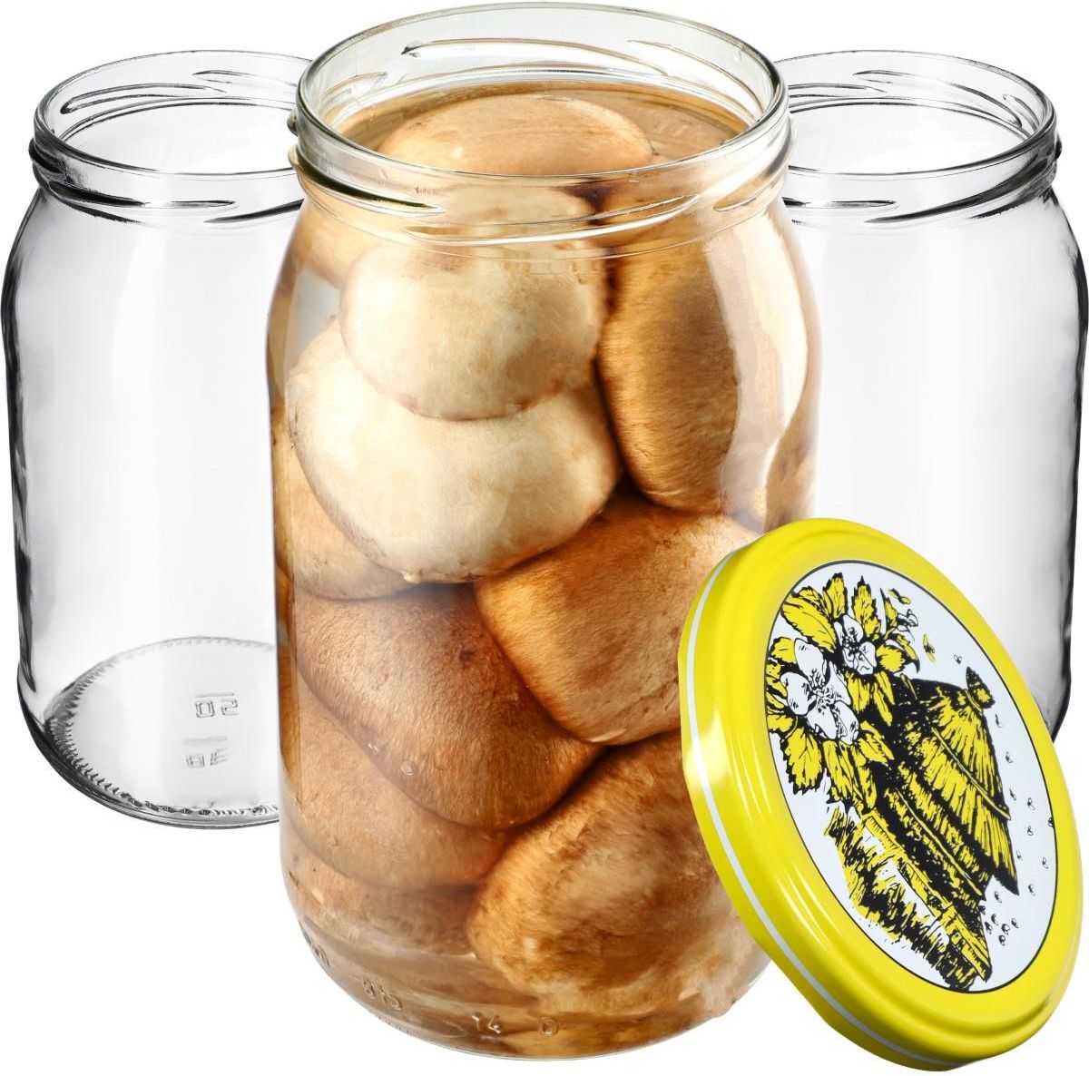 Kadax Słoiki Niva 760Ml 82Ml + Wieczka Pszczoły 24Szt. (29828) - Opinie ...