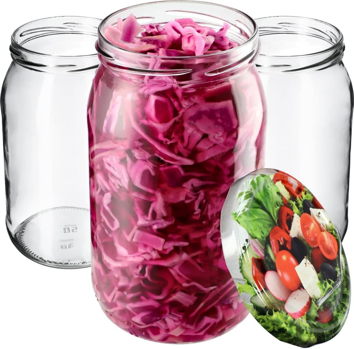 Kadax Słoiki Niva 760Ml 82Ml + Wieczka Mix Warzyw 24Szt. (29842 ...