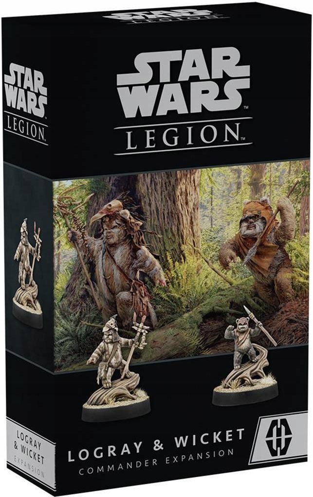 Atomic Mass Games Star Wars Legion Logray & Wicket Commander Expansion ...