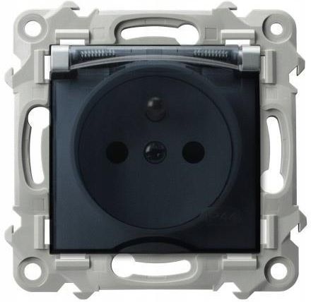 Gniazdo elektryczne Ospel Gniazdo Bryzgoszczelne Z Uziemieniem Ip 44 Wieczko Przezroczyste ...